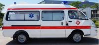 China Jinlong Medical Emergency Ambulance Gasoline 7 Seats 4×2 - 5270mm Length 2237ml Engine National VI Emission for sale