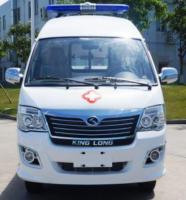 China Jinlong Medical Emergency Ambulance Gasoline 7 Seats 4×2 - 5270mm Length 2237ml Engine National VI Emission for sale