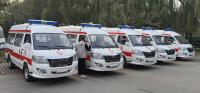 China Jinlong Medical Emergency Ambulance Gasoline 7 Seats 4×2 - 5270mm Length 2237ml Engine National VI Emission for sale