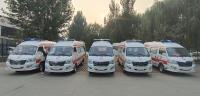 China Jinlong Medical Emergency Ambulance Gasoline 7 Seats 4×2 - 5270mm Length 2237ml Engine National VI Emission for sale