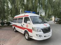 China Jinlong Medical Emergency Ambulance Gasoline 7 Seats 4×2 - 5270mm Length 2237ml Engine National VI Emission for sale