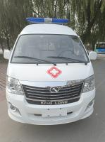 China Jinlong Medical Emergency Ambulance Gasoline 7 Seats 4×2 - 5270mm Length 2237ml Engine National VI Emission for sale