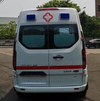 China Ford Transit Medical Emergency Ambulance 162HP 5-Speed Manual 3300mm Wheelbase 8-Seat Capacity for sale
