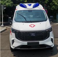 China Ford Transit Medical Emergency Ambulance 162HP 5-Speed Manual 3300mm Wheelbase 8-Seat Capacity for sale