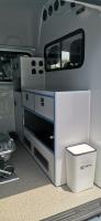 China Ford Transit Medical Emergency Ambulance 162HP 5-Speed Manual 3300mm Wheelbase 8-Seat Capacity for sale