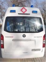 China Futian 7-Seat Medical Ambulance with 118kW Gasoline Engine and 5320mm Body Length for Emergency Services for sale