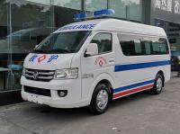 China Futian 7-Seat Medical Ambulance with 118kW Gasoline Engine and 5320mm Body Length for Emergency Services for sale
