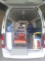 China Futian 7-Seat Medical Ambulance with 118kW Gasoline Engine and 5320mm Body Length for Emergency Services for sale