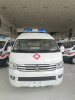 China Futian Medical Emergency Ambulance 4×2 8 Seater with 2378ml Gasoline Engine and 150km/h Top Speed for sale