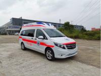 China Mercedes-Benz Weiting Gasoline Ambulance 7-Seat 4×2 Automatic with 2.0L Engine and 2700mm Medical Cabin for sale