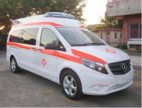 China Mercedes-Benz Weiting Gasoline Ambulance 7-Seat 4×2 Automatic with 2.0L Engine and 2700mm Medical Cabin for sale