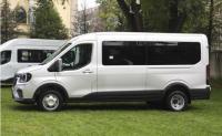 China Jiangling Ford Transit 10-15 Seater Minibus | 5998mm Length | 128kW Diesel Engine | Manual/Automatic Transmission for sale
