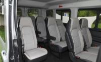 China Jiangling Ford Transit 10-15 Seater Minibus | 5998mm Length | 128kW Diesel Engine | Manual/Automatic Transmission for sale