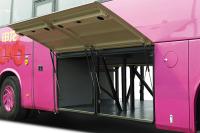 China Rose 24-52 Seater Coach Tour Bus with 10995mm Length and 100km/h Speed - Rear Drive 6x2 Diesel Minibus for sale