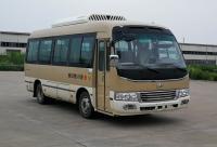 China Brown 23 Seater Electric Bus with 114.52kWh Battery and 100km/h Speed for Passenger Transport for sale