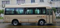 China Brown 23 Seater Electric Bus with 114.52kWh Battery and 100km/h Speed for Passenger Transport for sale