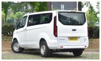 China White Ford Transit 9 Seater Diesel Passenger Van 5431mm Length 3510kg GVW 5-Speed Manual Transmission for sale