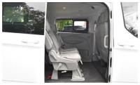 China White Ford Transit 9 Seater Diesel Passenger Van 5431mm Length 3510kg GVW 5-Speed Manual Transmission for sale