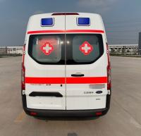 China Ford Transit Medical Emergency Ambulance 5341mm Body with 9-Speed Automatic Transmission and 3510kg Load Capacity for sale