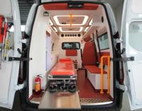 China Ford Transit Medical Emergency Ambulance 5341mm Body with 9-Speed Automatic Transmission and 3510kg Load Capacity for sale