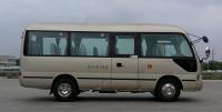 China 19-Seat Diesel Passenger Bus 5990mm Length 95kW Engine 5-Speed Manual Transmission Front Wheel Drive for sale