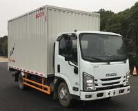 China 112KW 152HP Isuzu Insulated Transport Truck with 4200×2100×2300mm Cargo Box and Rear Lifting Tailgate for sale
