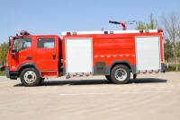 China Foton 5.89 m³ Water Tank Fire Truck 6×2 RWD Diesel 140 kW Firefighting Vehicle with 5 Seats for sale