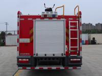 China Foton 5.89 m³ Water Tank Fire Truck 6×2 RWD Diesel 140 kW Firefighting Vehicle with 5 Seats for sale