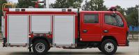 China Dongfeng 6.2m Water Tank Fire Truck 140hp Diesel Engine 2350kg Capacity National VI Emission for sale