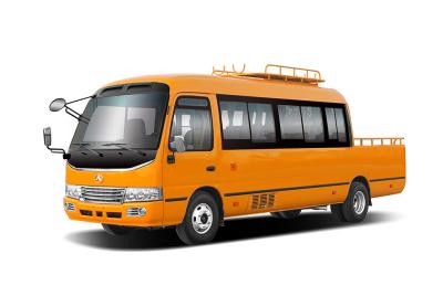 China Jiangling Jingma 10-19 Passenger Cargo Transport Vehicle | 4×2 Diesel Engine | 7725mm Length for sale