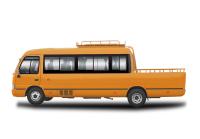 China Jiangling Jingma 10-19 Passenger Cargo Transport Vehicle | 4×2 Diesel Engine | 7725mm Length for sale