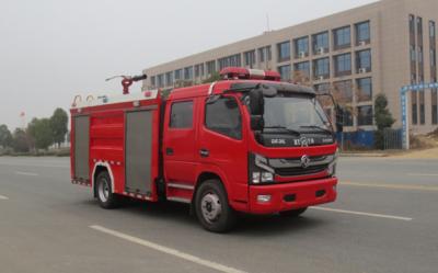 China Dongfeng 5000 Liter Water Tank Fire Truck with 125kW Diesel Engine and 30L/s Pump Flow for sale