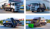 China Dongfeng 13-Square Compressed Garbage Dump Truck - 13m³ Capacity, 16200kg GVW, Diesel 4×2 Manual Transmission for sale