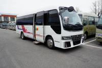 China Toyota Coaster 11-Seater Business Bus with 3956ml V6 Engine and 5-Speed Manual Transmission for sale