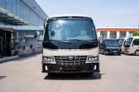 China Toyota Coaster 12 Seater Tourist Bus with 3956ml V6 Gasoline Engine and 5-Speed Manual Transmission for sale