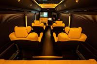 China Toyota Coaster 12 Seater Tourist Bus with 3956ml V6 Gasoline Engine and 5-Speed Manual Transmission for sale