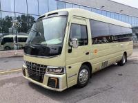 China Toyota Coaster 16-Seater Business Bus with 3956ml V6 Engine and 5-Speed Manual Transmission for sale