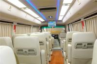 China Jiangling 23-Seater Diesel Tourist Bus Business Reception Bus 4×2 Manual Transmission for sale
