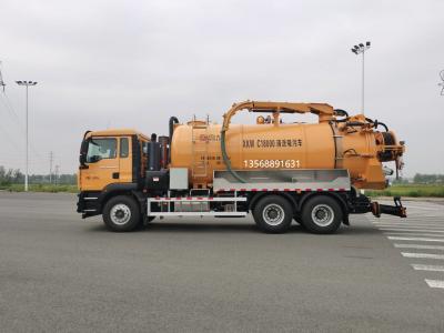 China Heavy Duty Cleaning & Sewage Suction Truck - 18m³ Tank Capacity, 18m Vertical Suction Range for Industrial Waste Management for sale