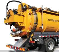 China C14500 Industrial Cleaning Suction Truck with 14.5m³ Tank Capacity and 180kW Engine for Sewage and Sludge Management for sale