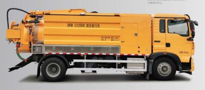 China C12500 Waste Water Suction Truck with 12.5m³ Tank Capacity and 20m Vertical Suction for Industrial Cleaning for sale