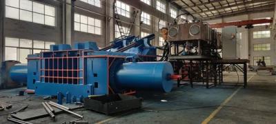 China Y81K-315 Hydraulic Scrap Metal Baler Machine with 600x600mm Bale Size 3000x2500x1200mm Press Box and 400-700Kg Bale Weight for sale