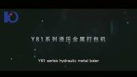 China Y81F-160 Hydraulic Press Machine for Scrap Aluminum with 1600*1000*800mm Press Box and 300*300mm Bale Size for sale