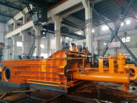 China Motor Powerd Scrap Baler Machine / Scrap Baling Machine High Density Double Master Cylinder for sale