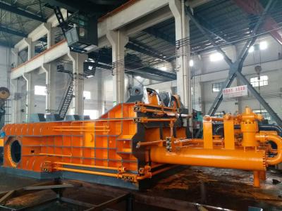 China Motor Powerd Scrap Baler Machine / Scrap Baling Machine High Density Double Master Cylinder for sale