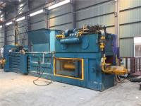 China 45 Kw Low Noise Hydraulic Scrap Baling Press / Paper Baling Press Machine Rated Speed 980 Rpm for sale