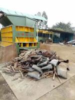 China Scrap Metal Automatic Shear Machine Control Carried Out By Grabber Crane for sale