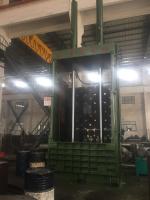 China 15kW Vertical Baler Machine / Waste Cotton Baling Machine 1150*1850*3650mm for sale