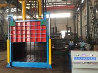 China Semi Automatic Cardboard Baler Machine For Cardboard Manual Valve Operation for sale