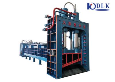China Blue Hydraulic Waste Metal Gantry Shearing Machine Q91Y Series for sale